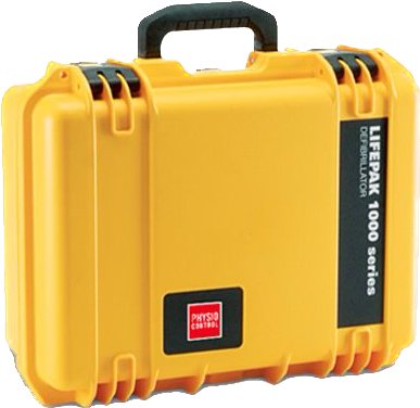 Physio-Control LIFEPAK 1000 Defibrillator Hard Shell Case – The AED Store